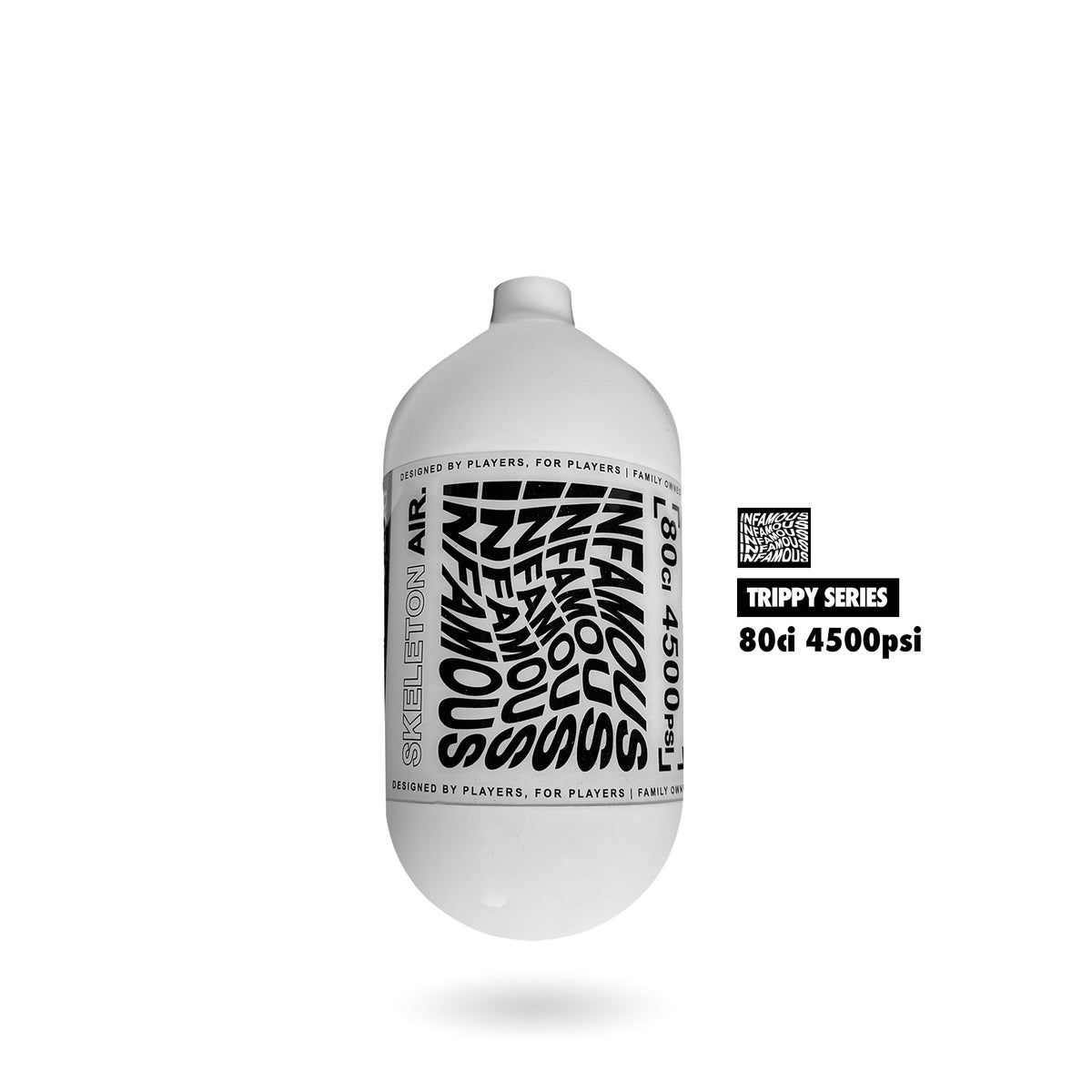 Infamous Skeleton Air "Trippy Series" HYPERLIGHT AIR TANK 80CI