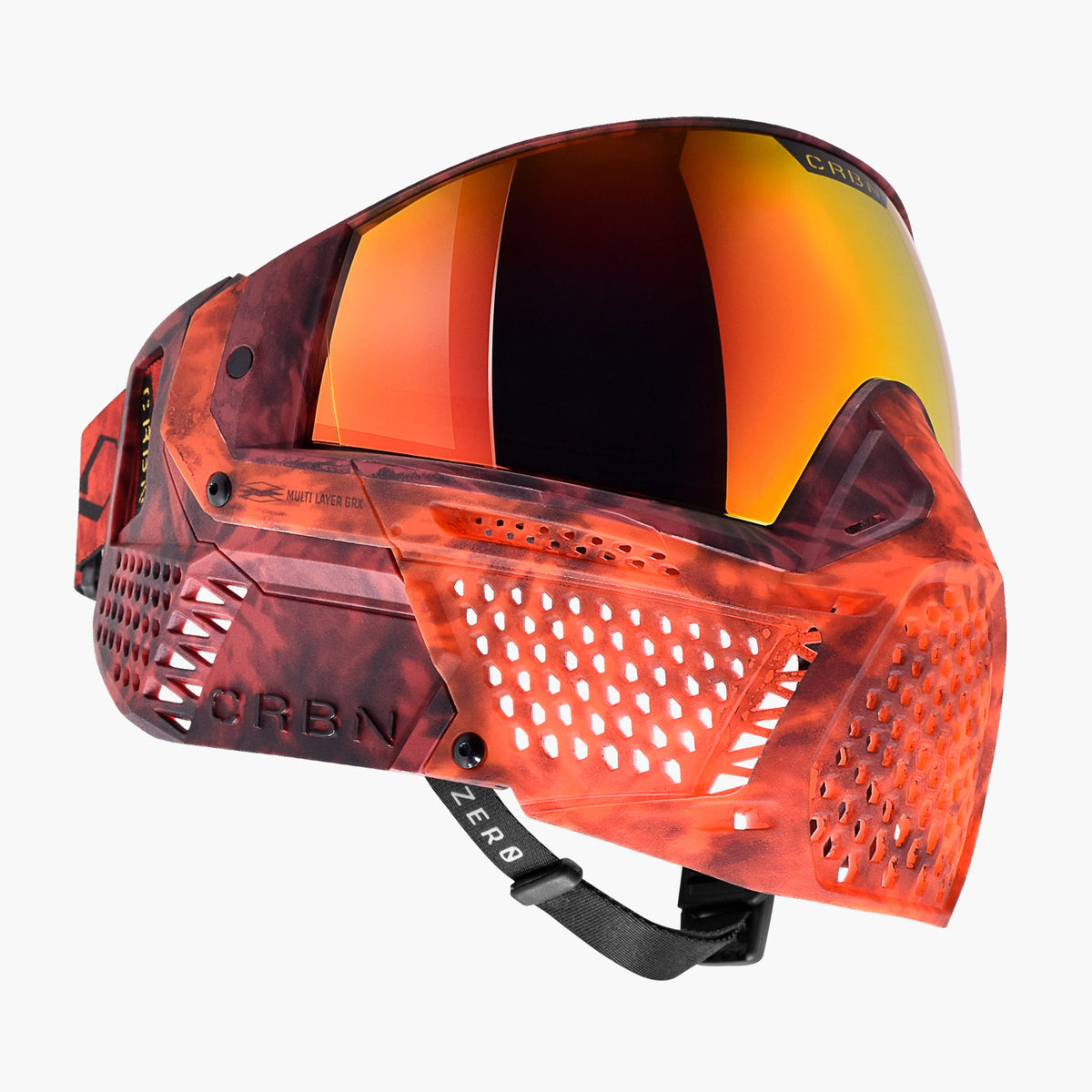 Carbon ZERO GRX Paintball Mask - LE Tie-Dye Lava