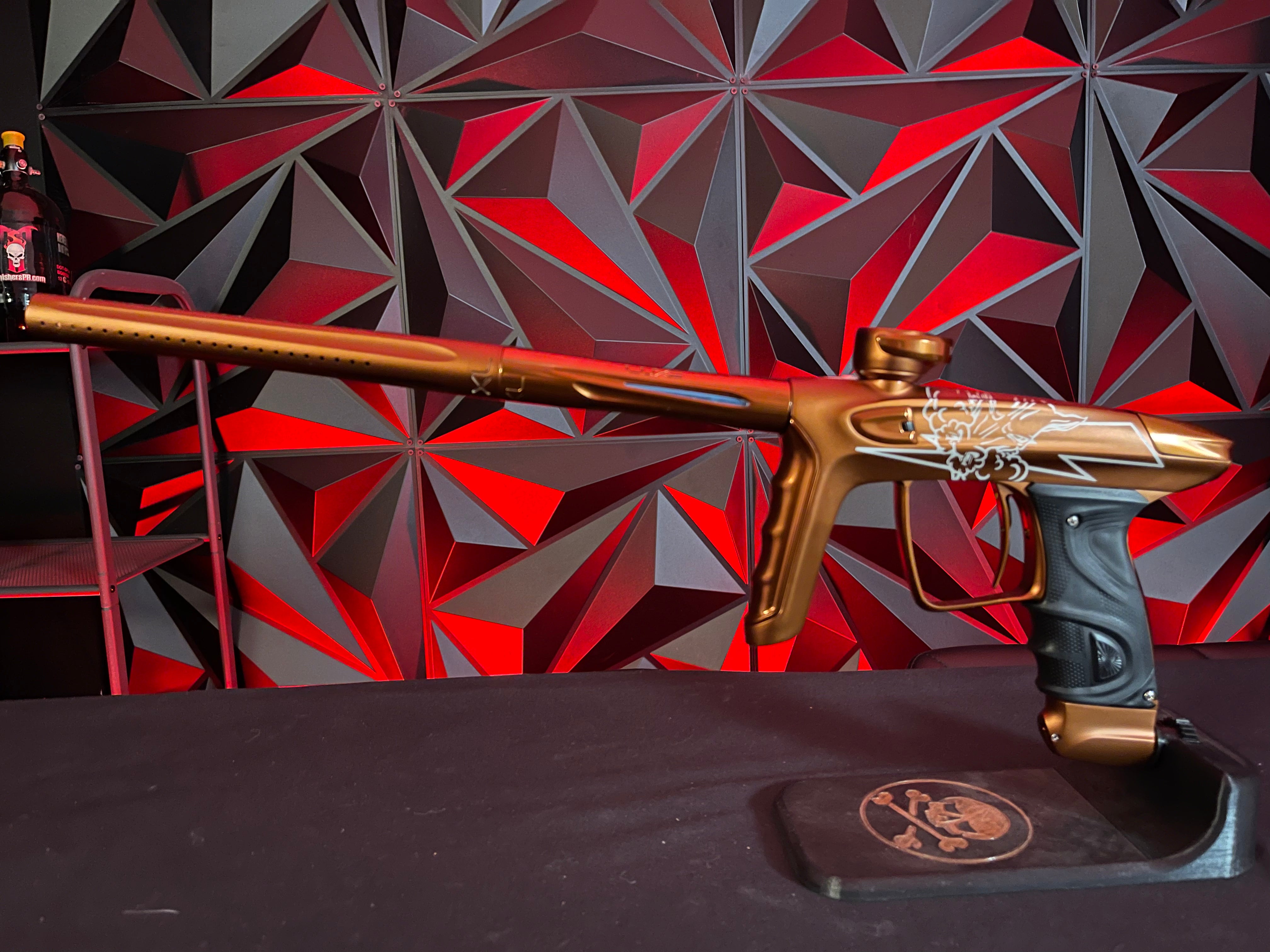Used DLX Luxe TM40 Paintball Marker - Bronze Thunderhorse – Punishers Paintball