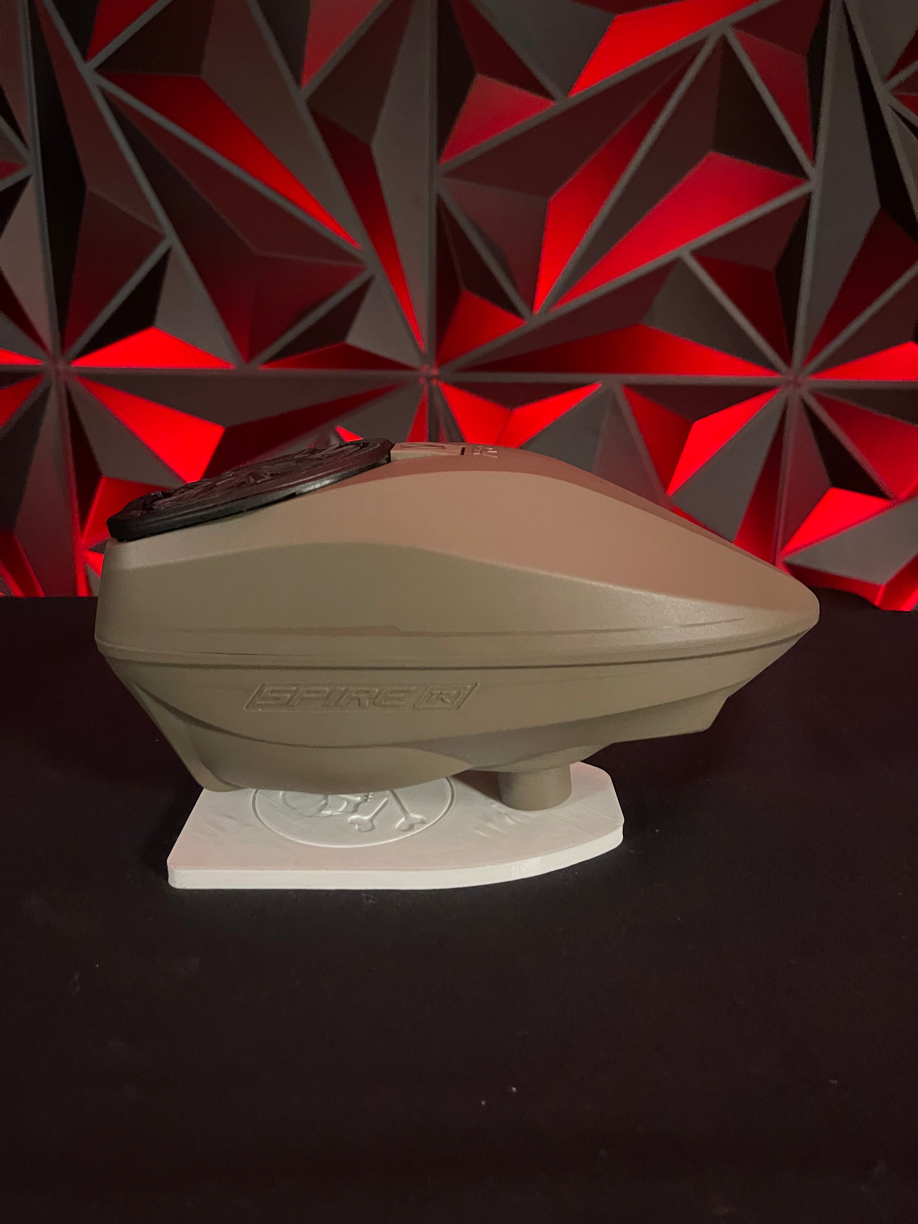 Used Virtue Spire IR2 Paintball Loader - FDE w/ Speed Feed, Rain Lid ...