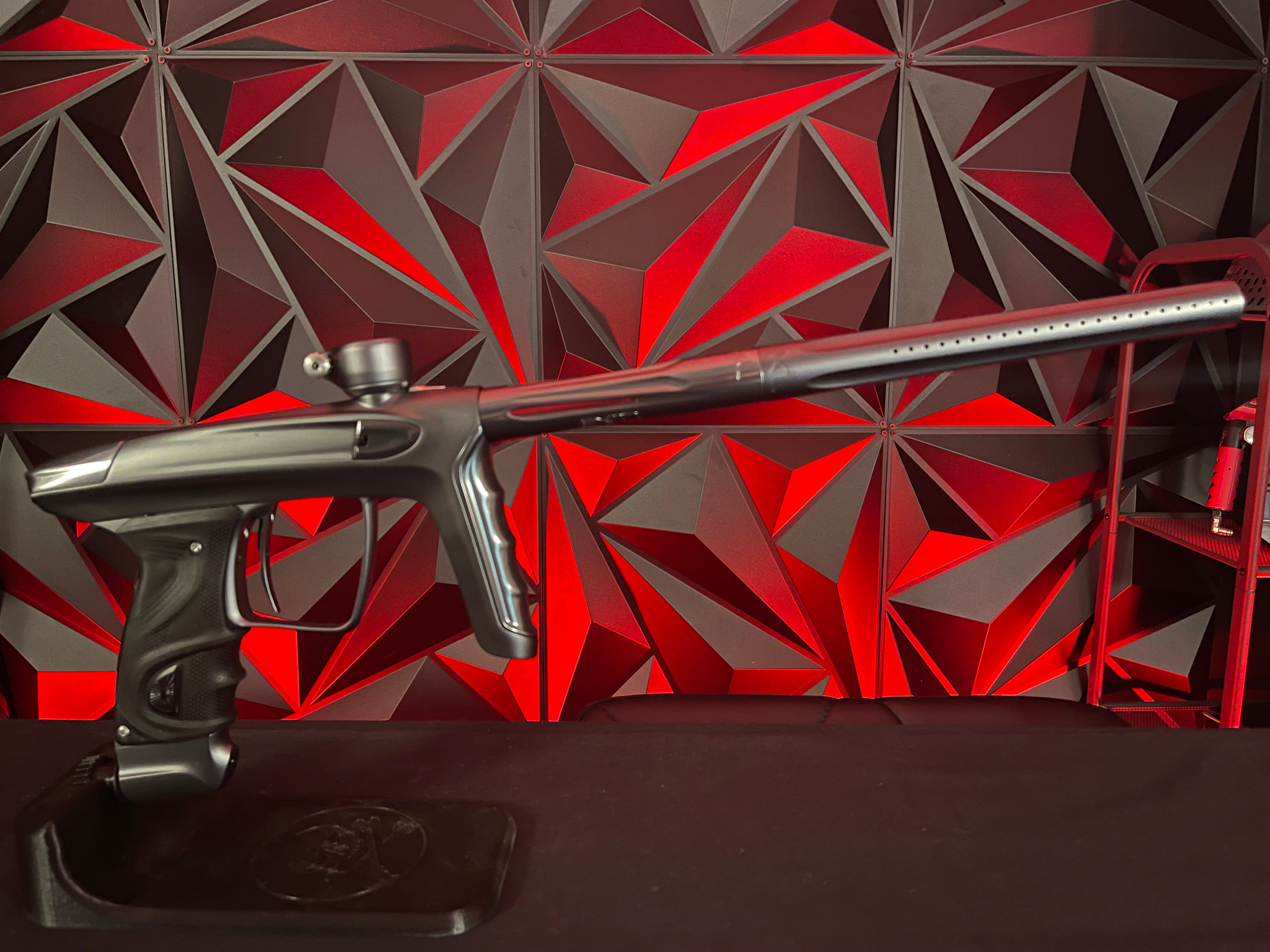 Used DLX Luxe TM40 Paintball Gun - Dust Pewter/Polished Pewter – Punishers Paintball