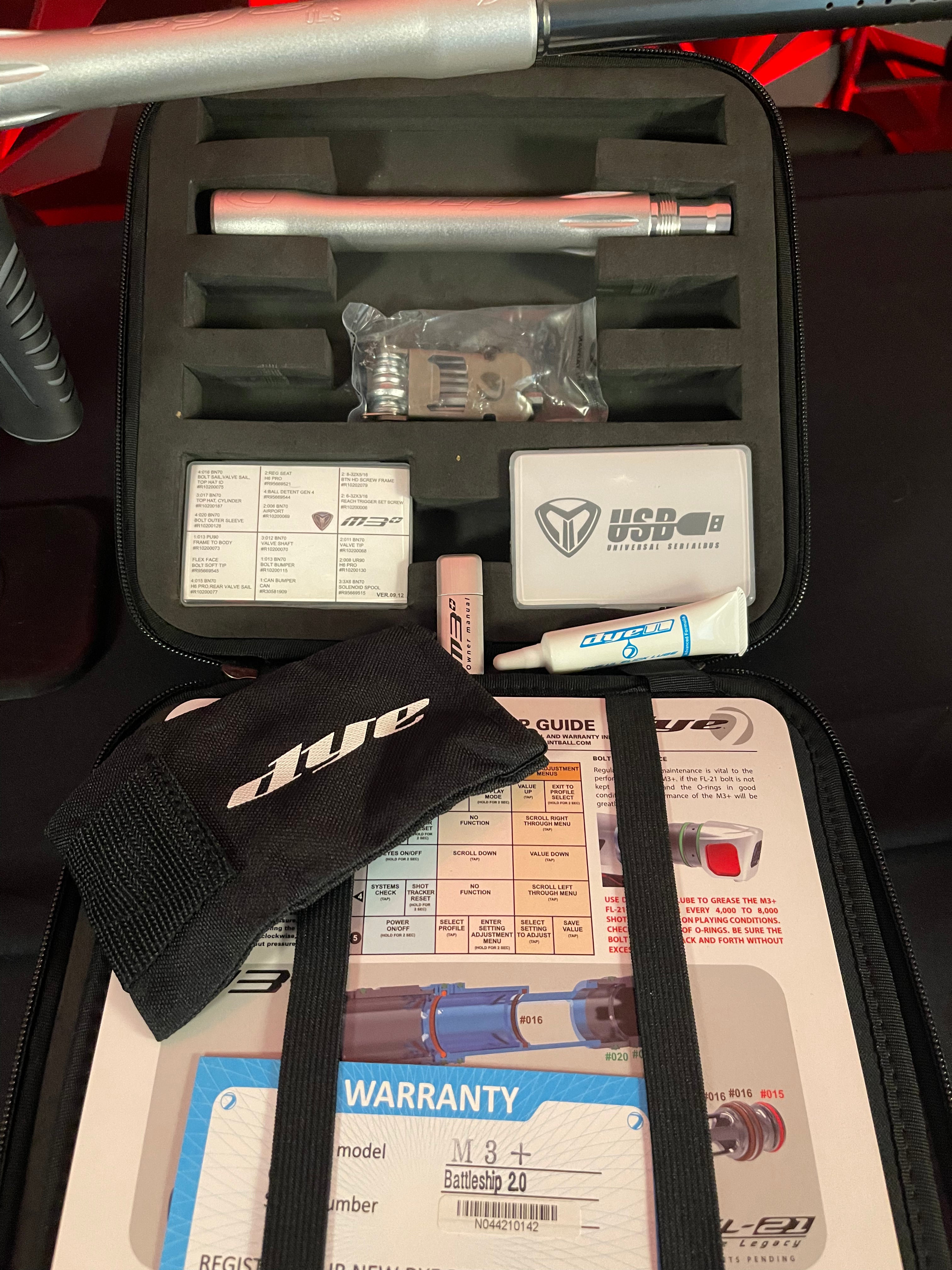 Used Dye M3+ Paintball Gun - Battleship 2.0 – Punishers Paintball