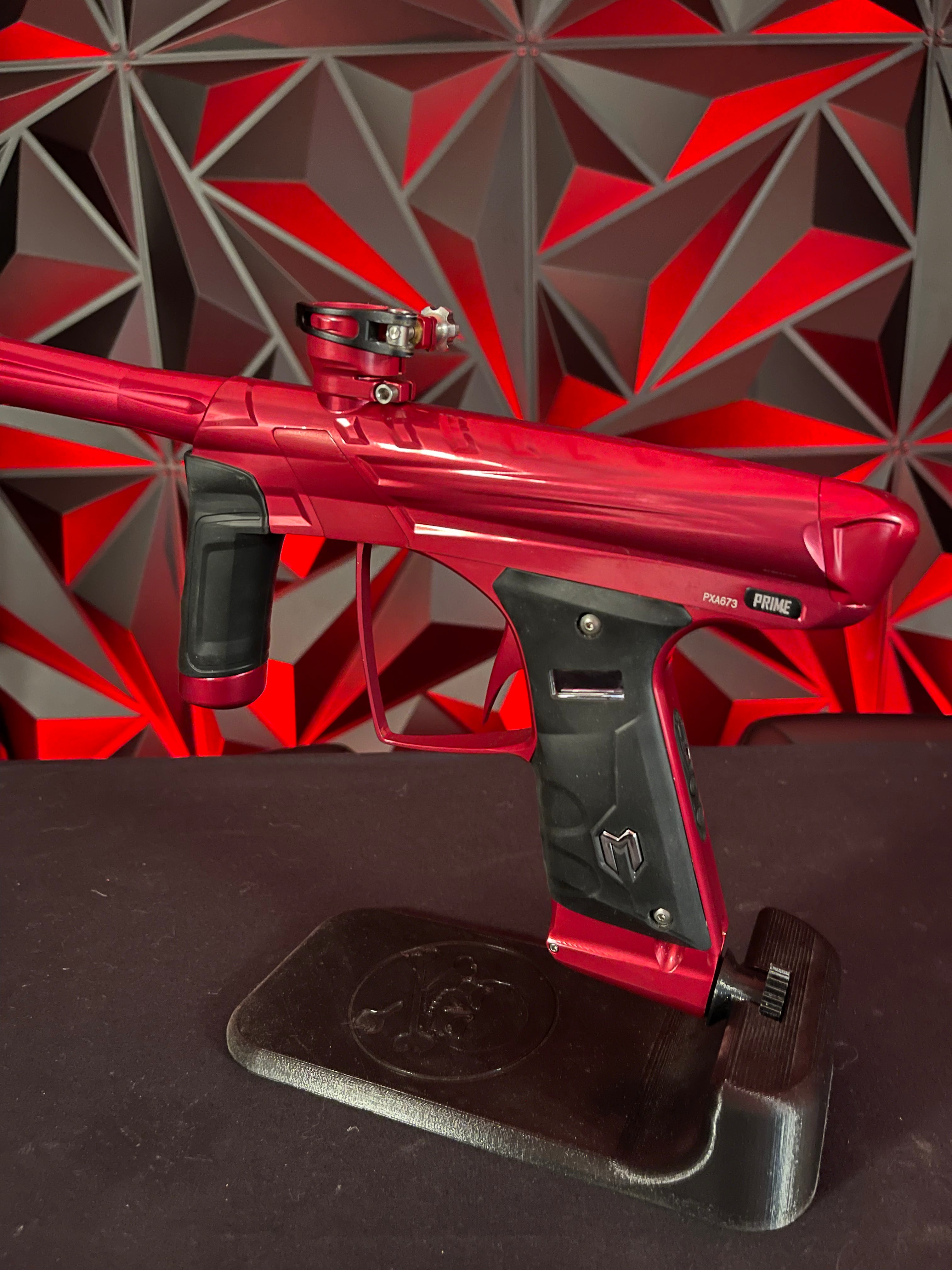 Used MacDev Prime XTS Paintball Gun - Gloss Red w/2 Shift 3 Inserts ...