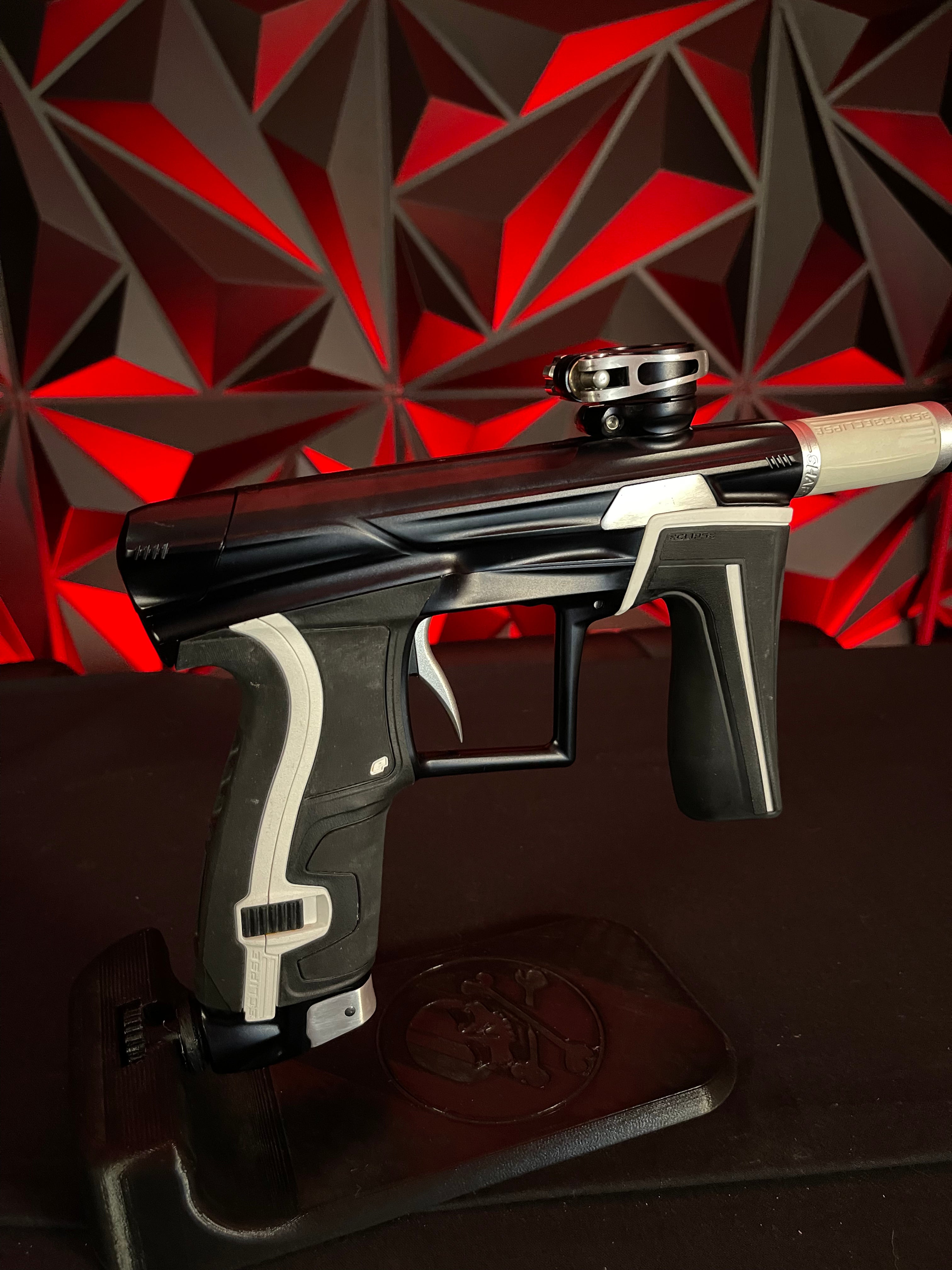 Used Planet Eclipse Geo 4 Paintball Gun - Midnight/Raw Metal Eyes & AS ...
