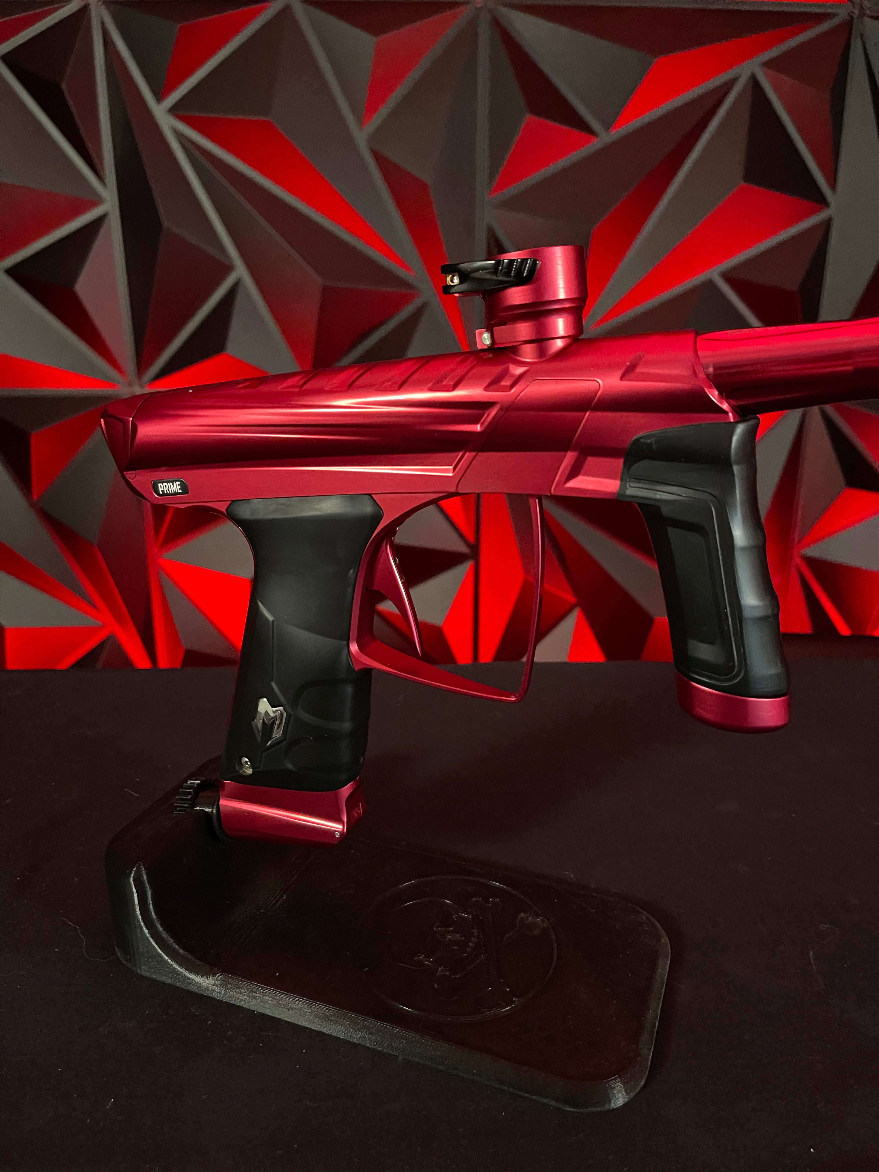 Used MacDev Prime XTS Paintball Gun - Gloss Red w/2 Shift 3 Inserts ...