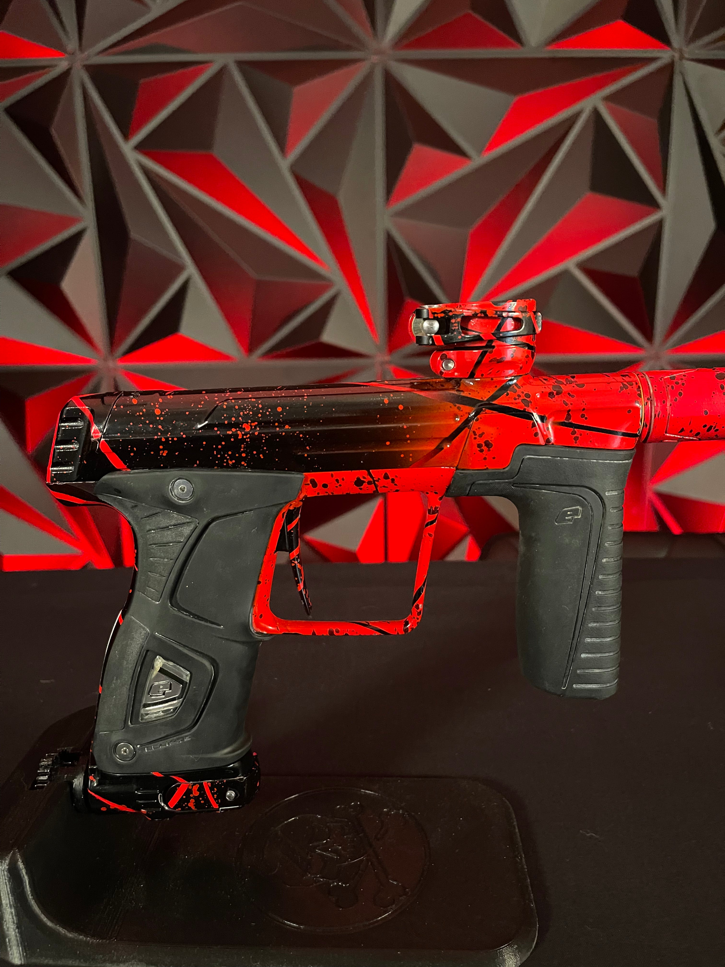 Used Planet Eclipse Gtek 170R Paintball Gun - Black/Red Splash – Punishers Paintball