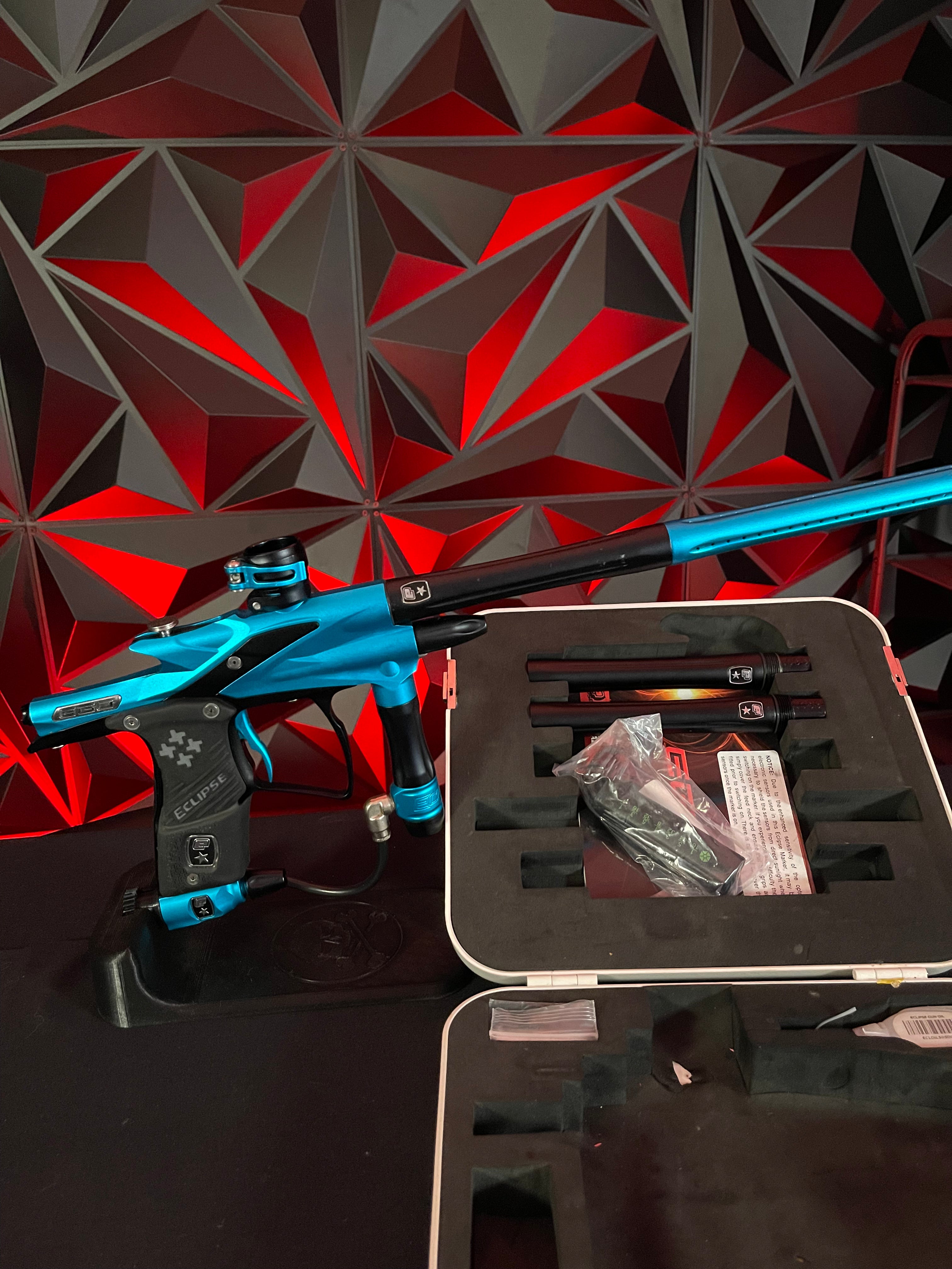 Used Planet Eclipse Ego 9 Paintball Gun - Blue/Black