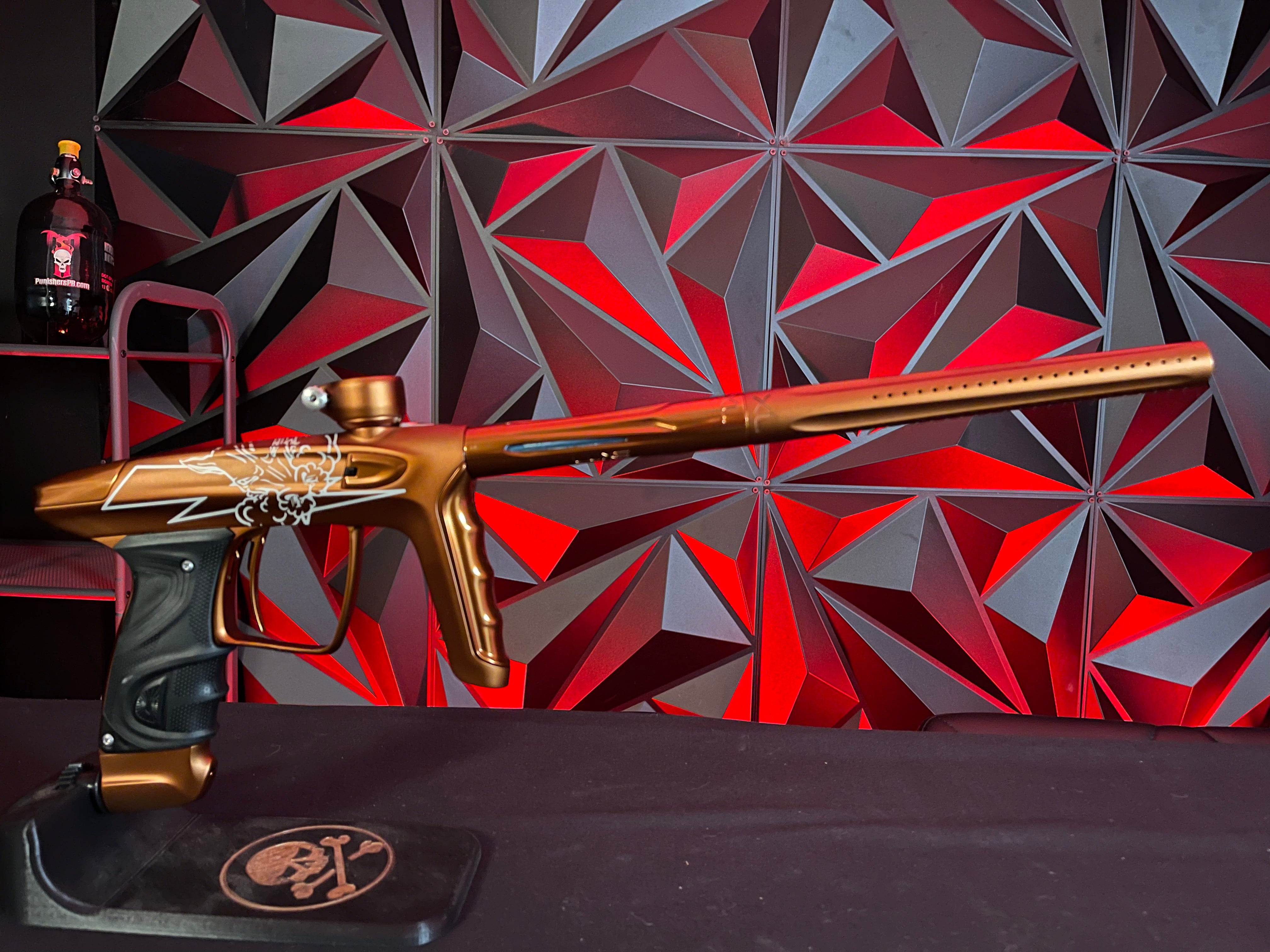 Used DLX Luxe TM40 Paintball Marker - Bronze Thunderhorse – Punishers Paintball