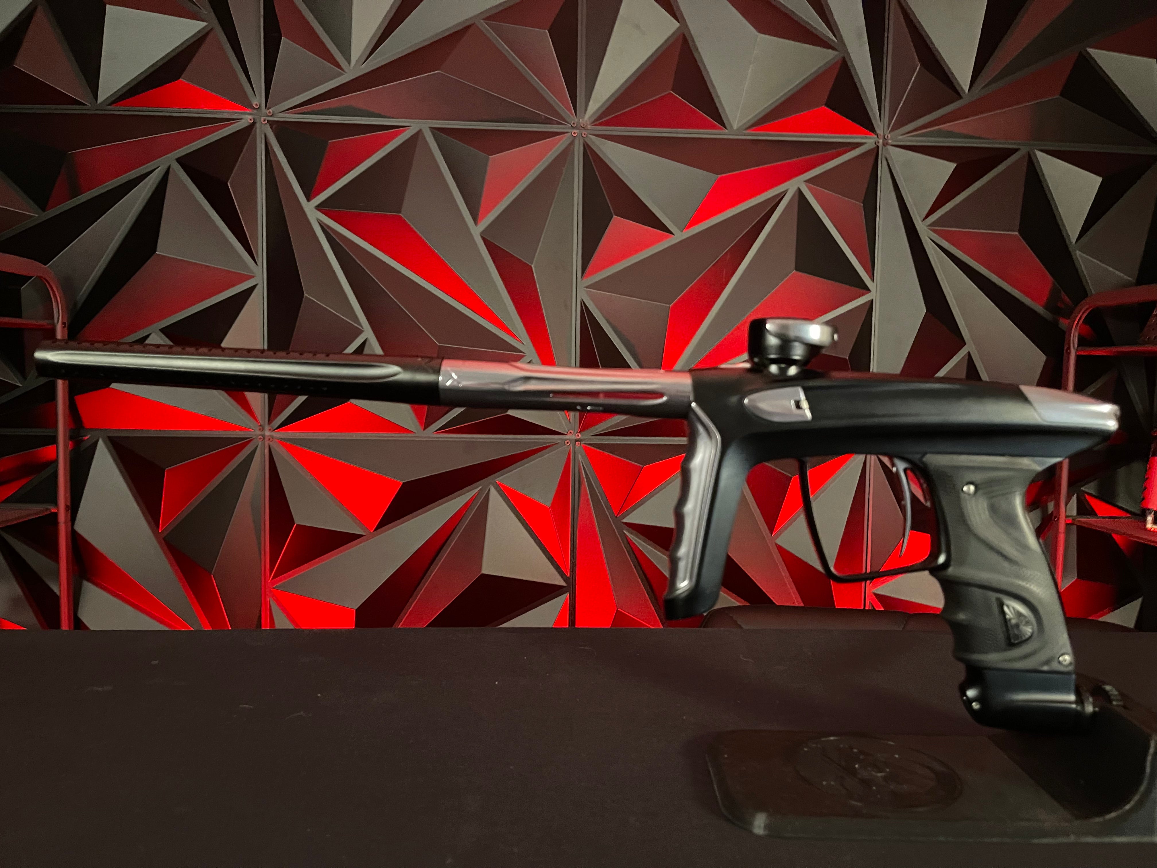 Used DLX Luxe TM40 Paintball Gun - Dust Black / Polished Pewter w/ 2 E – Punishers Paintball