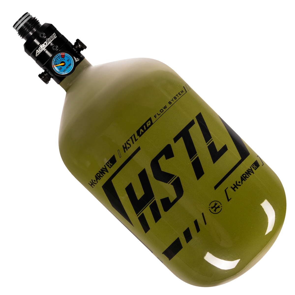 HK Army HSTL Carbon Fiber Tank - V2 Pro Reg - 68/4500 PSI - Olive