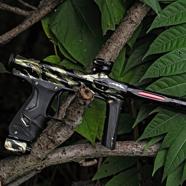 SP Shocker AMP Paintball Gun - Graphic Wrap - Tiger Stripe Camo ...