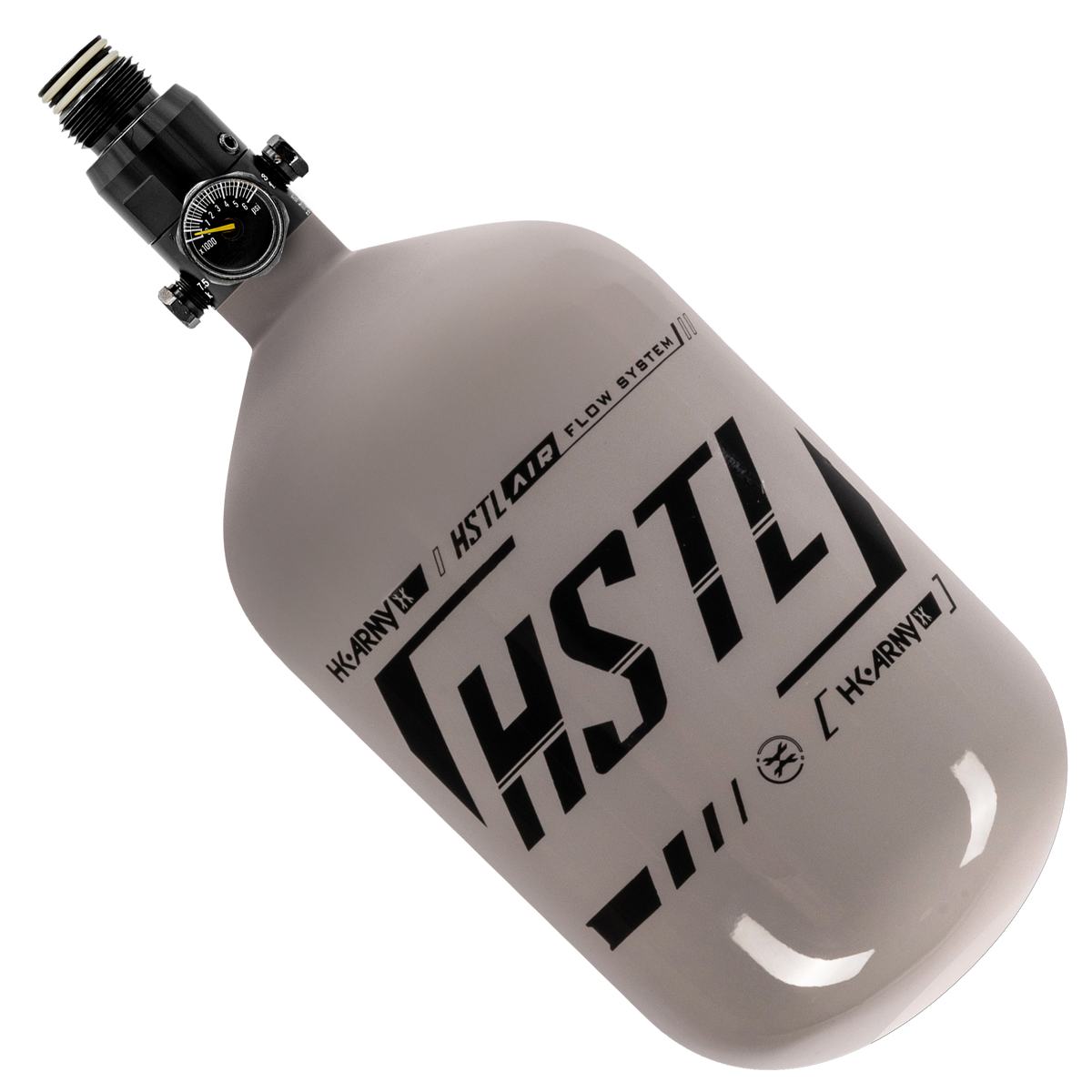 HK Army HSTL Carbon Fiber Tank - Standard Reg - 68/4500 PSI - Grey