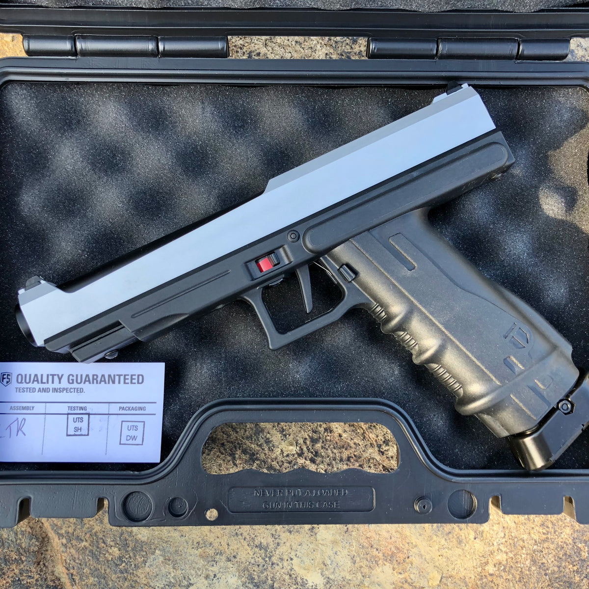 First Strike Tiberius 8.1 Paintball Pistol - Silver