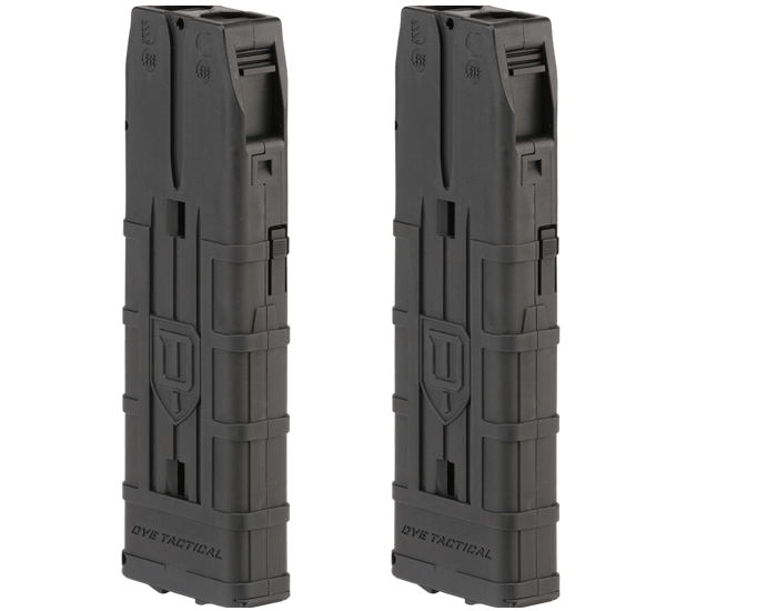 DAM Magazine 20 Round Black (2 Pack) DYE