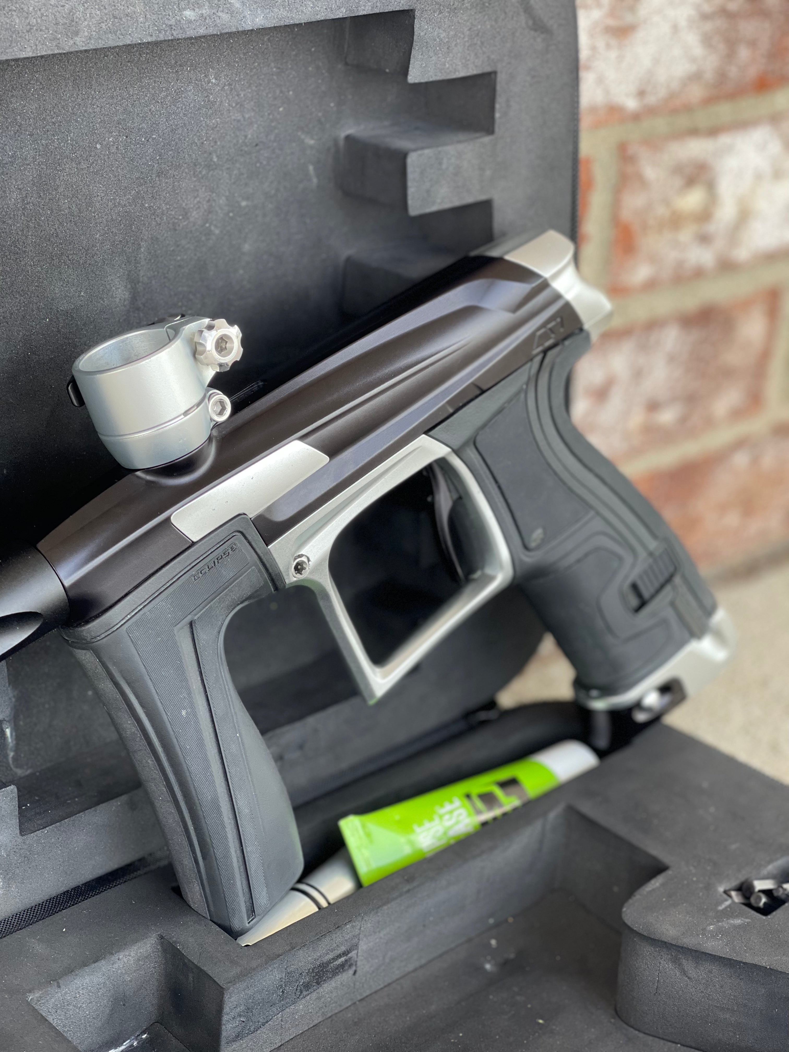 Used Planet Eclipse CS1 Paintball Gun - Black/Silver w/ Freak Barrel & – Punishers Paintball