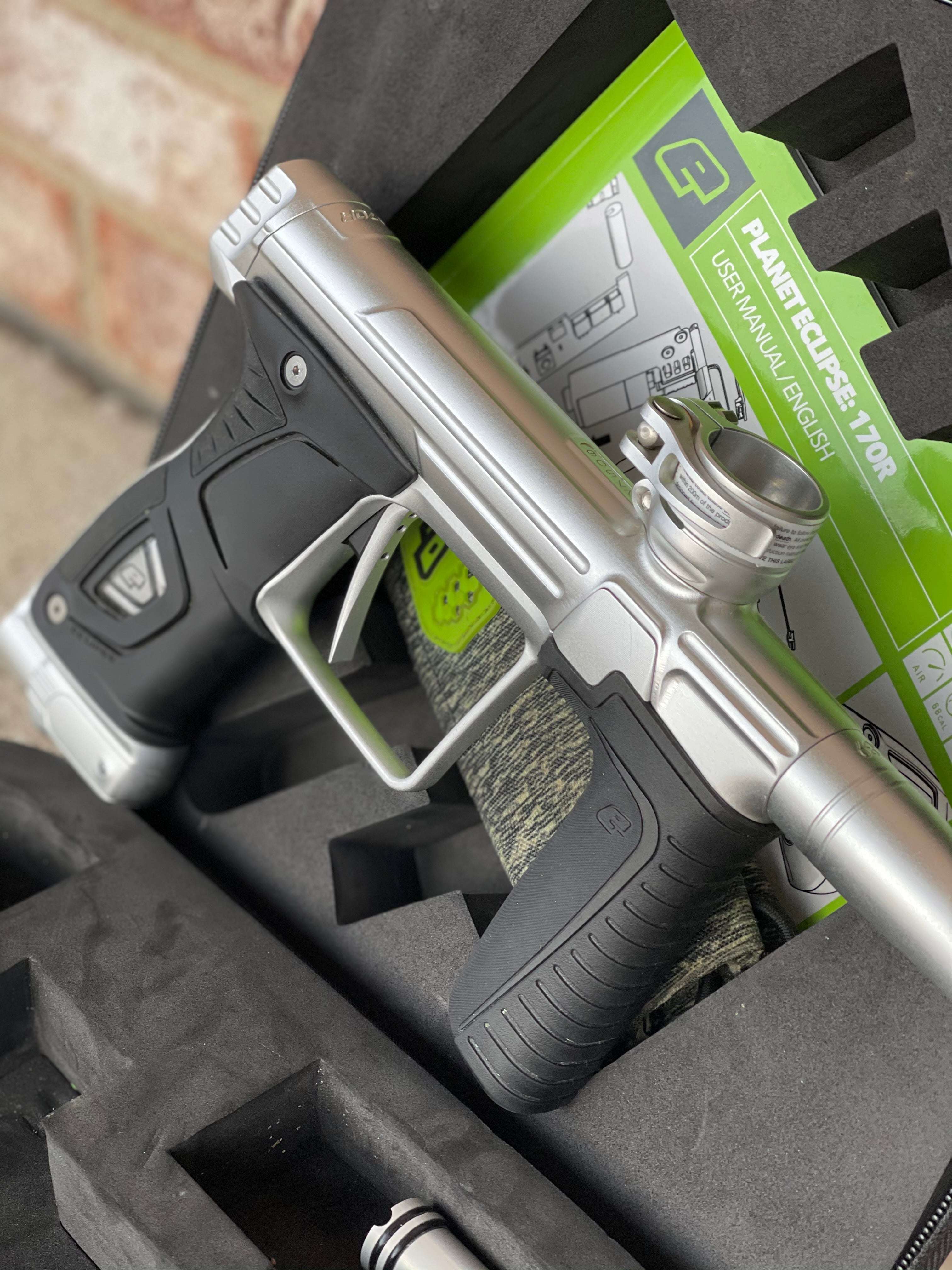 Used Planet Eclipse Gtek 170R Paintball Gun - Silver – Punishers Paintball