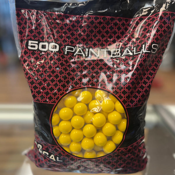 Empire Heat Paintballs - Yellow Shell / Yellow Fill - 2000 Count
