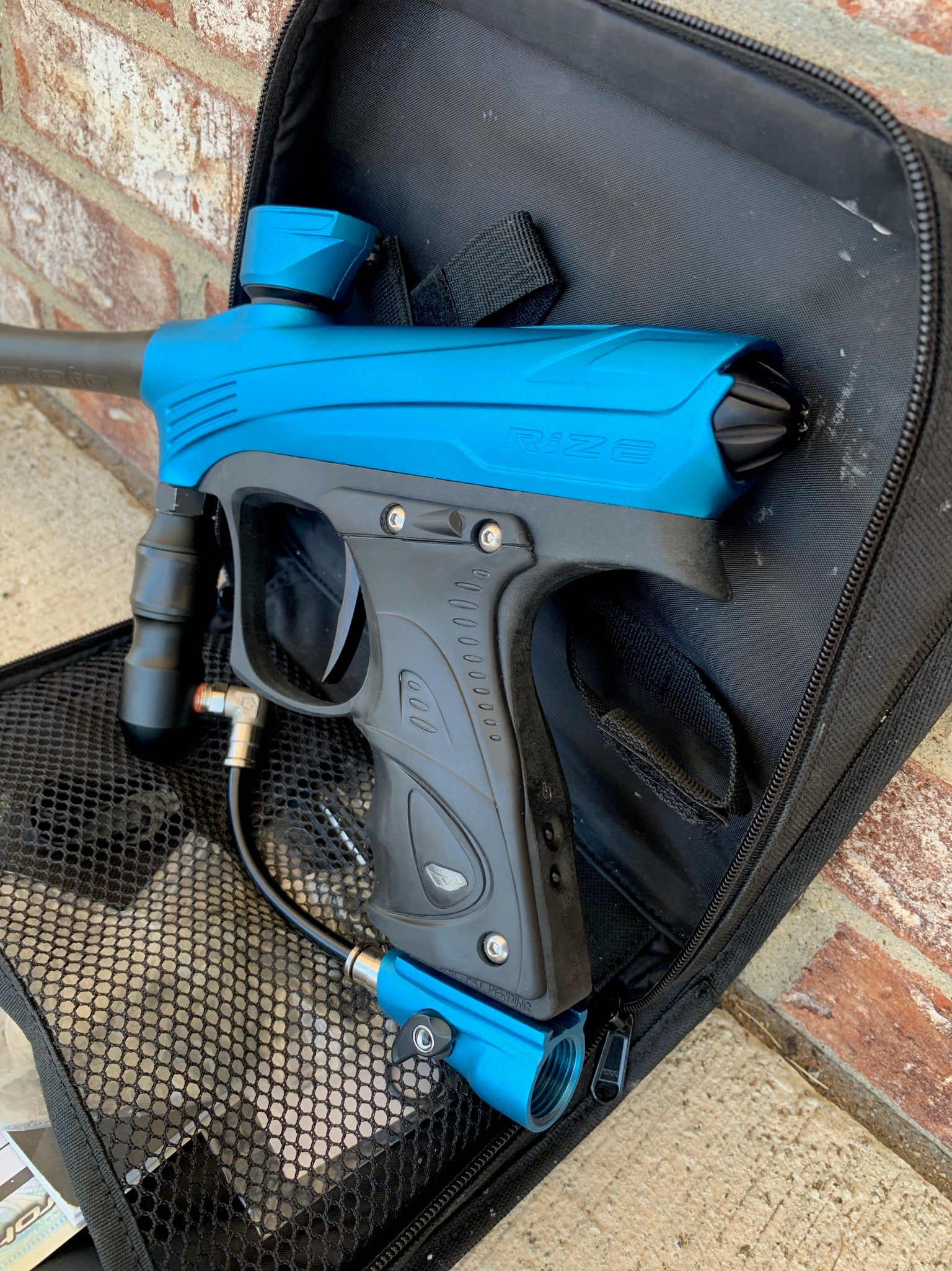 Used Dye Rize Maxxed Paintball Gun - Blue / Grey – Punishers Paintball