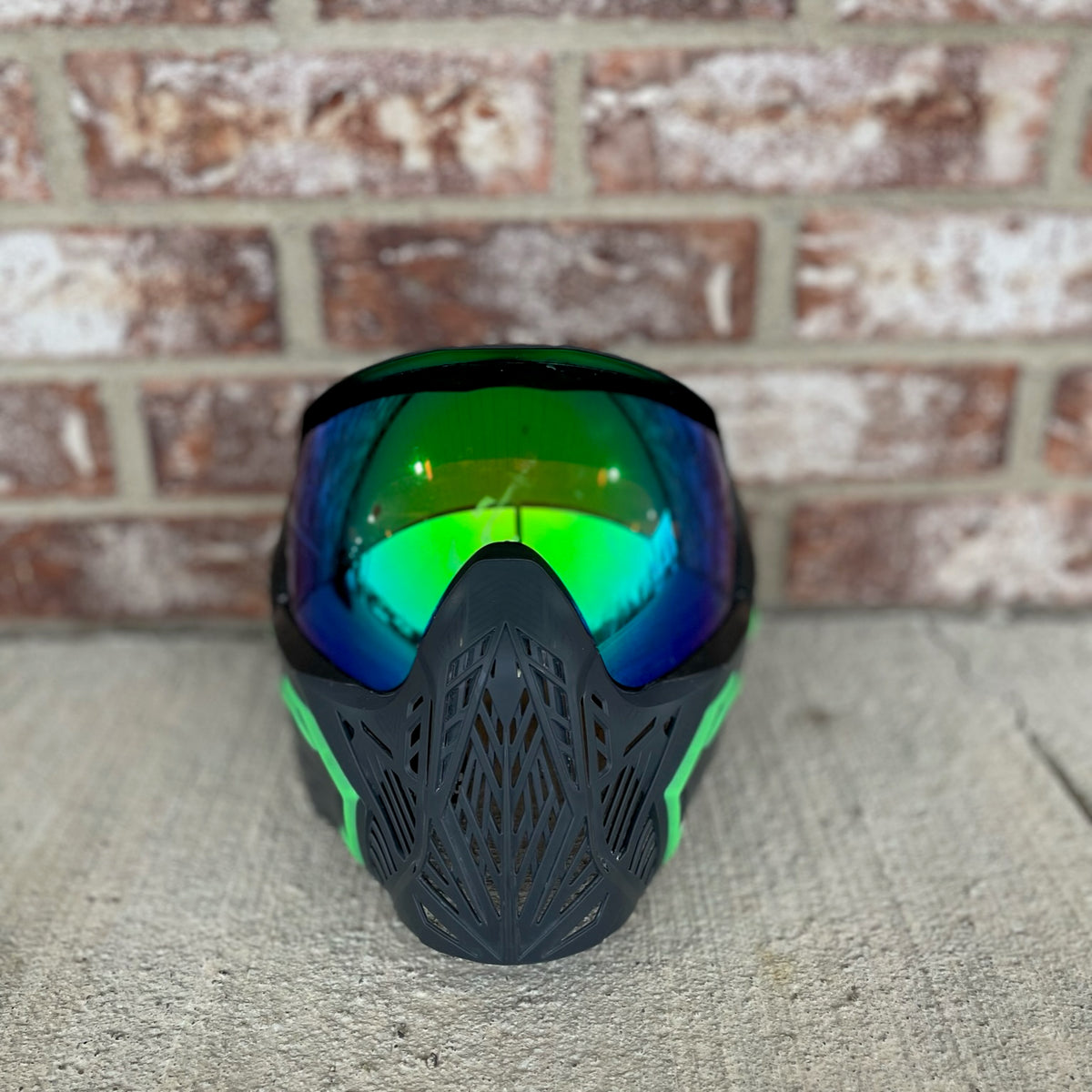 Used Bunker Kings CMD Paintball Mask - Black Acid