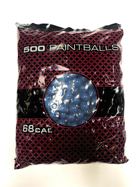GI Sportz Combat Paintballs - 2000 Paintballs - Dark Blue Shell/Orange ...