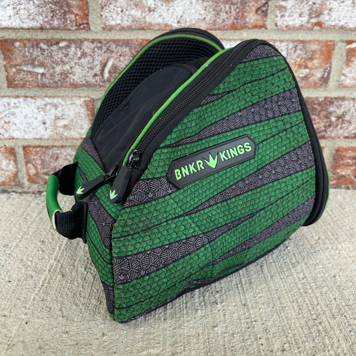 Used BNKR KINGS Goggle Bag - Green/Black