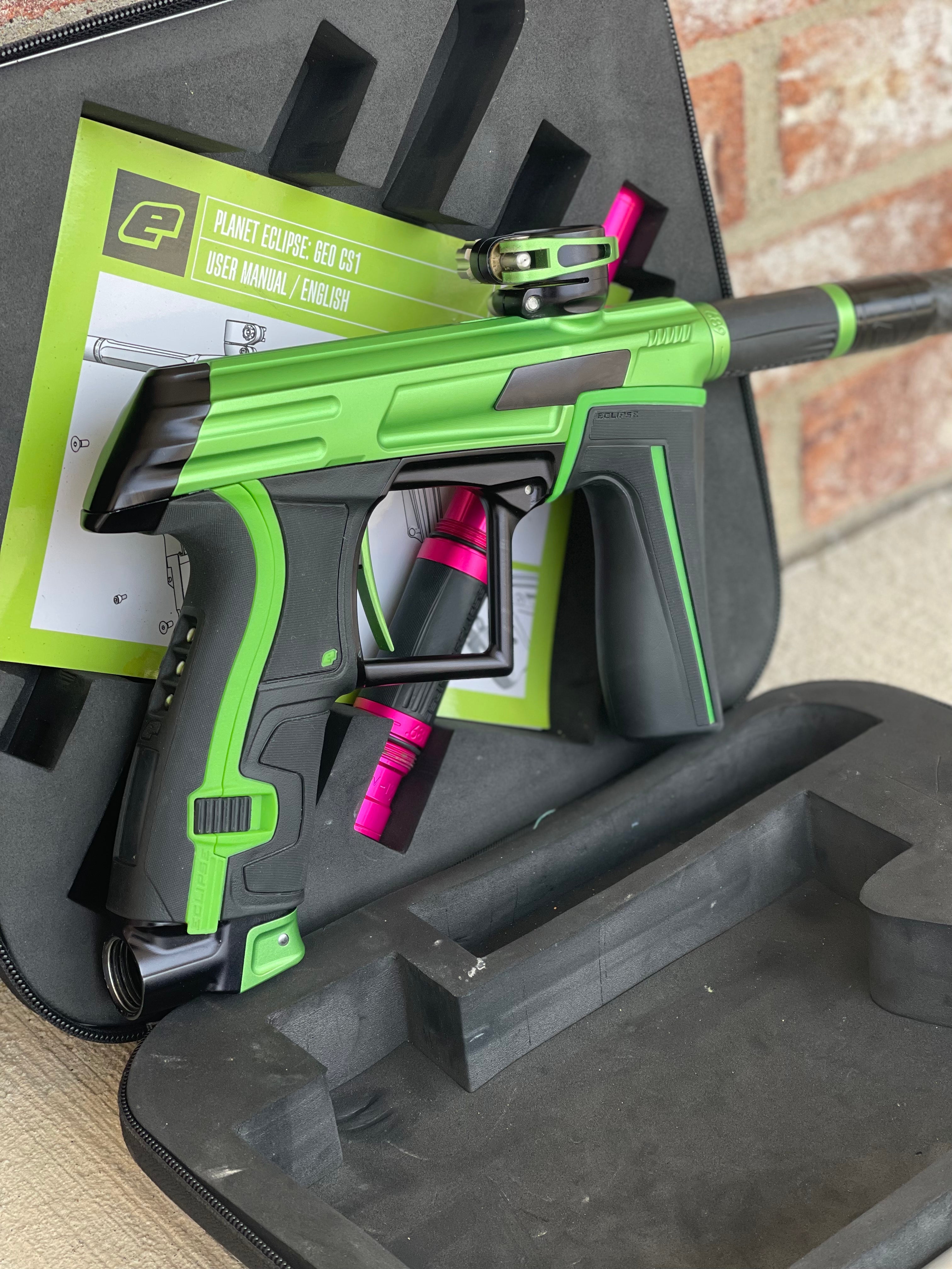 Used Planet Eclipse CS1.5 Paintball Gun - Dust Green/Black – Punishers Paintball