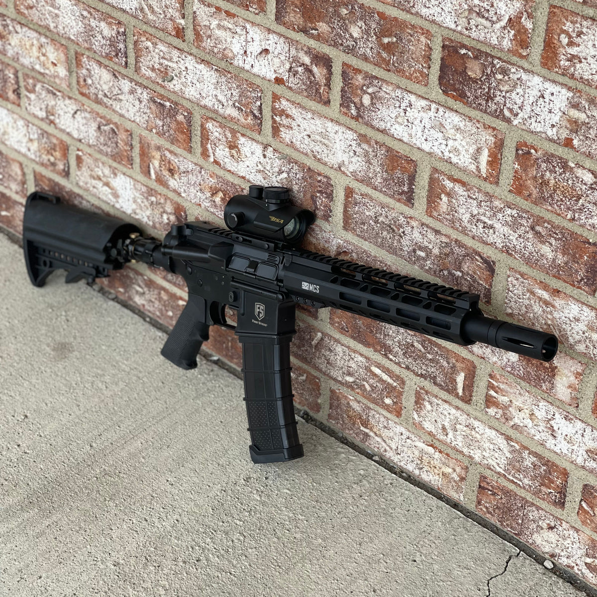 Used First Strike T15 Paintball Marker w/ Extra Magazines
