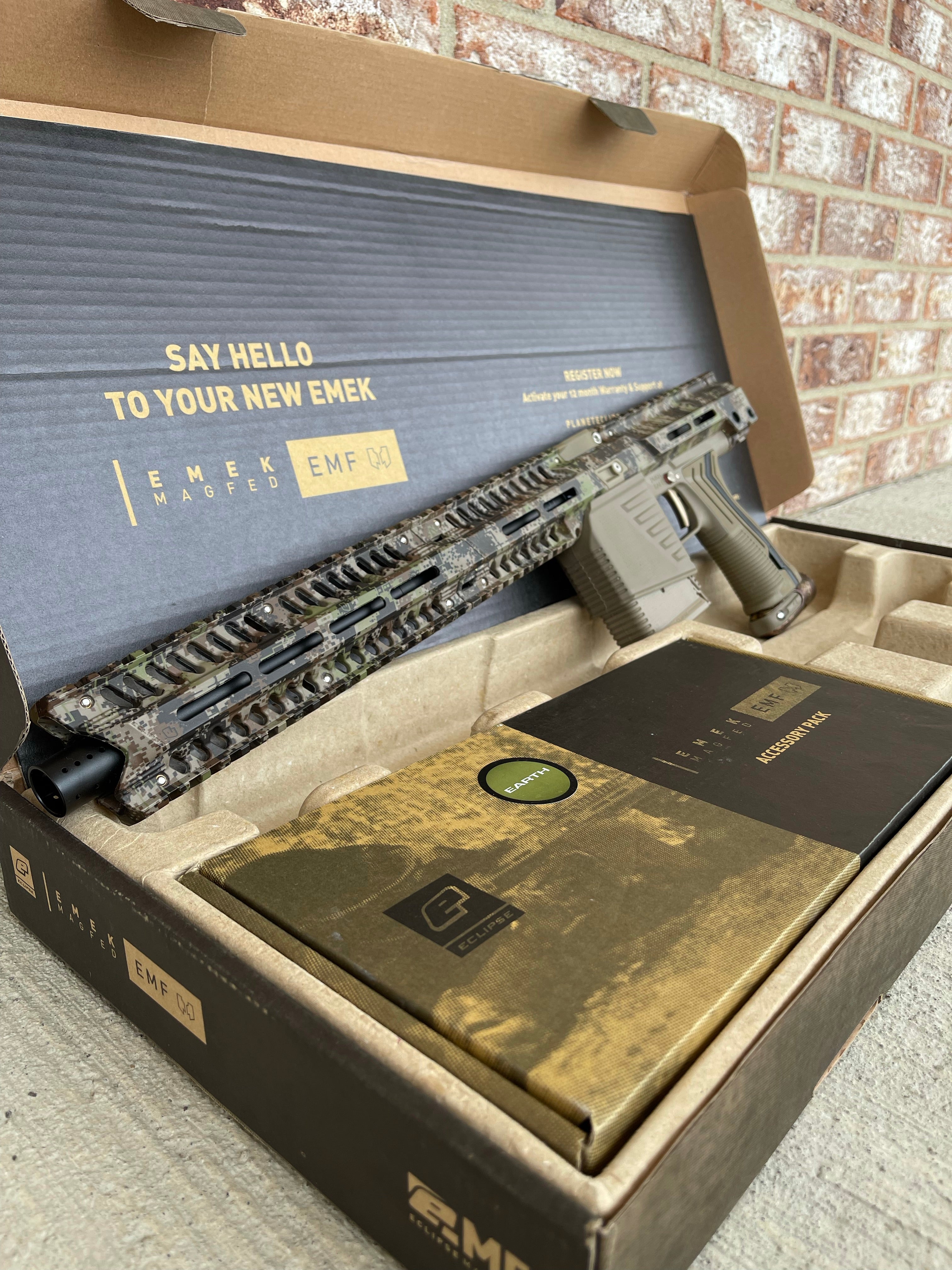 Used Planet Eclipse EMF100 Paintball Gun - Camo – Punishers Paintball