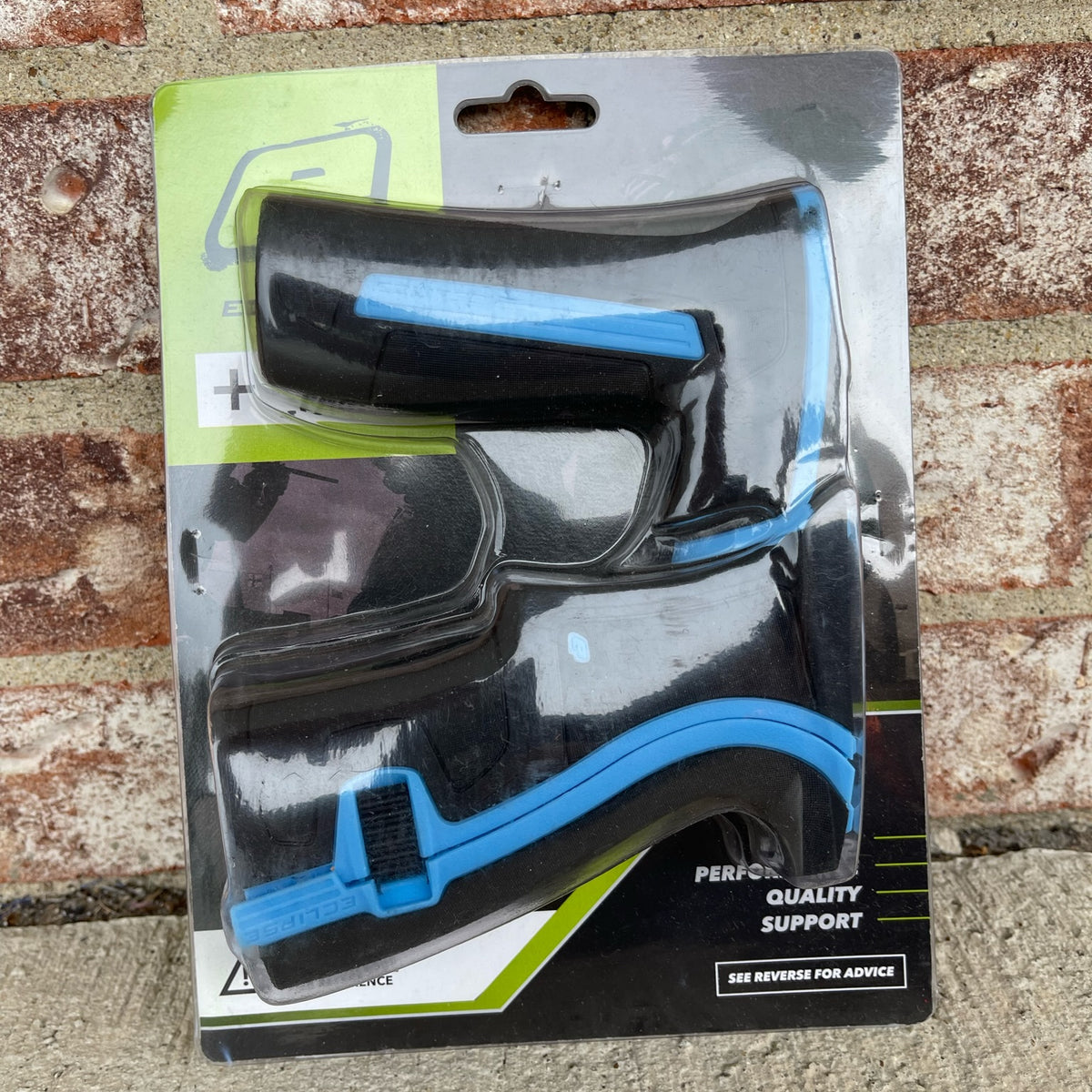 Used Planet Eclipse CS2 Paintball Grips- Black / Blue