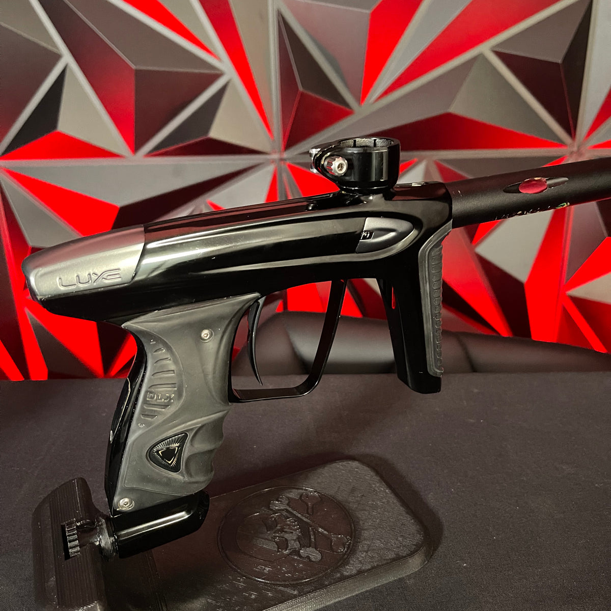 Used DLX Luxe Ice Paintball Marker - Gloss Black/Dust Grey