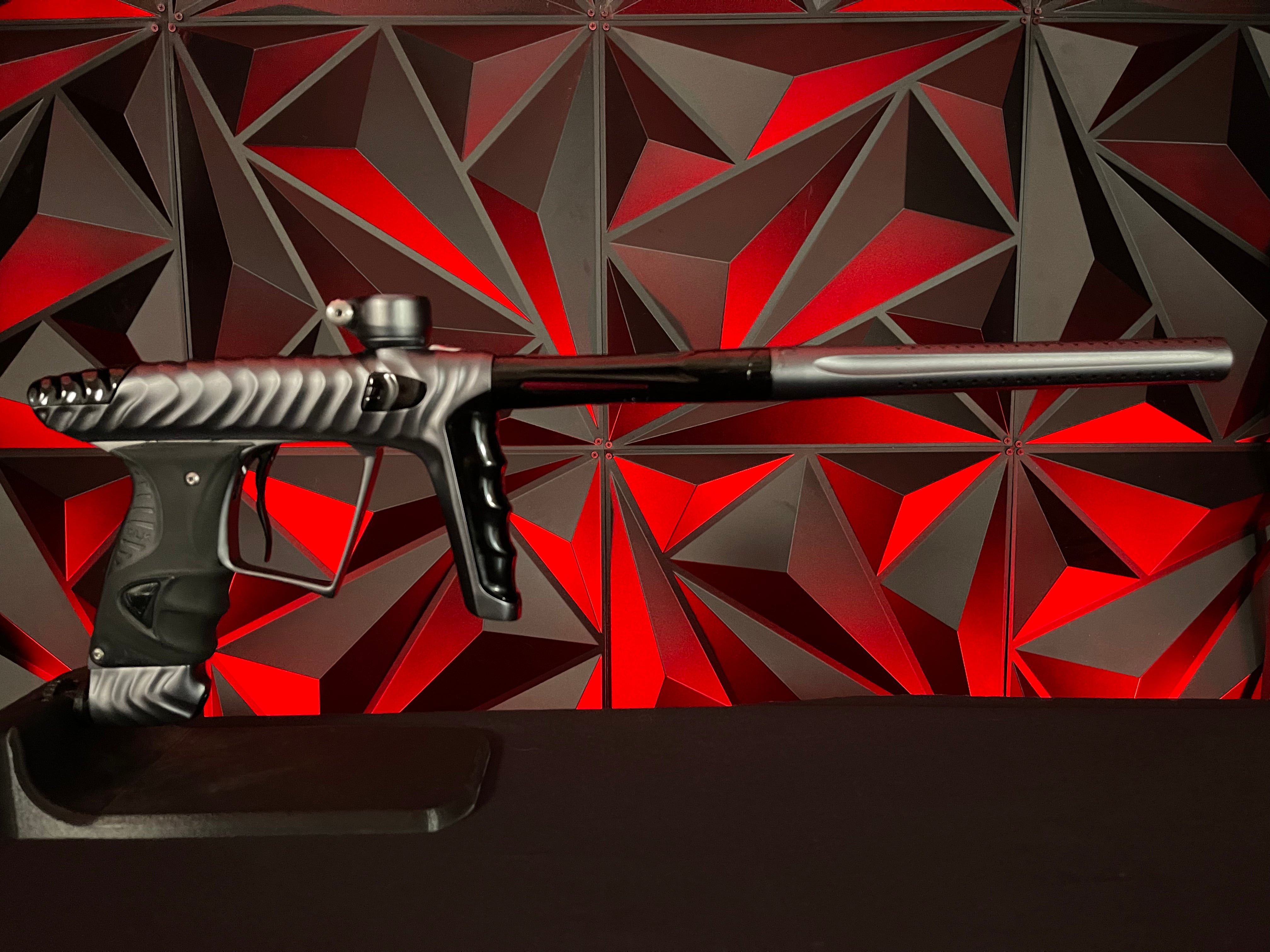 Used DLX Luxe X/HK Army Ripper Paintball Gun - Dust Pewter/ Polished B