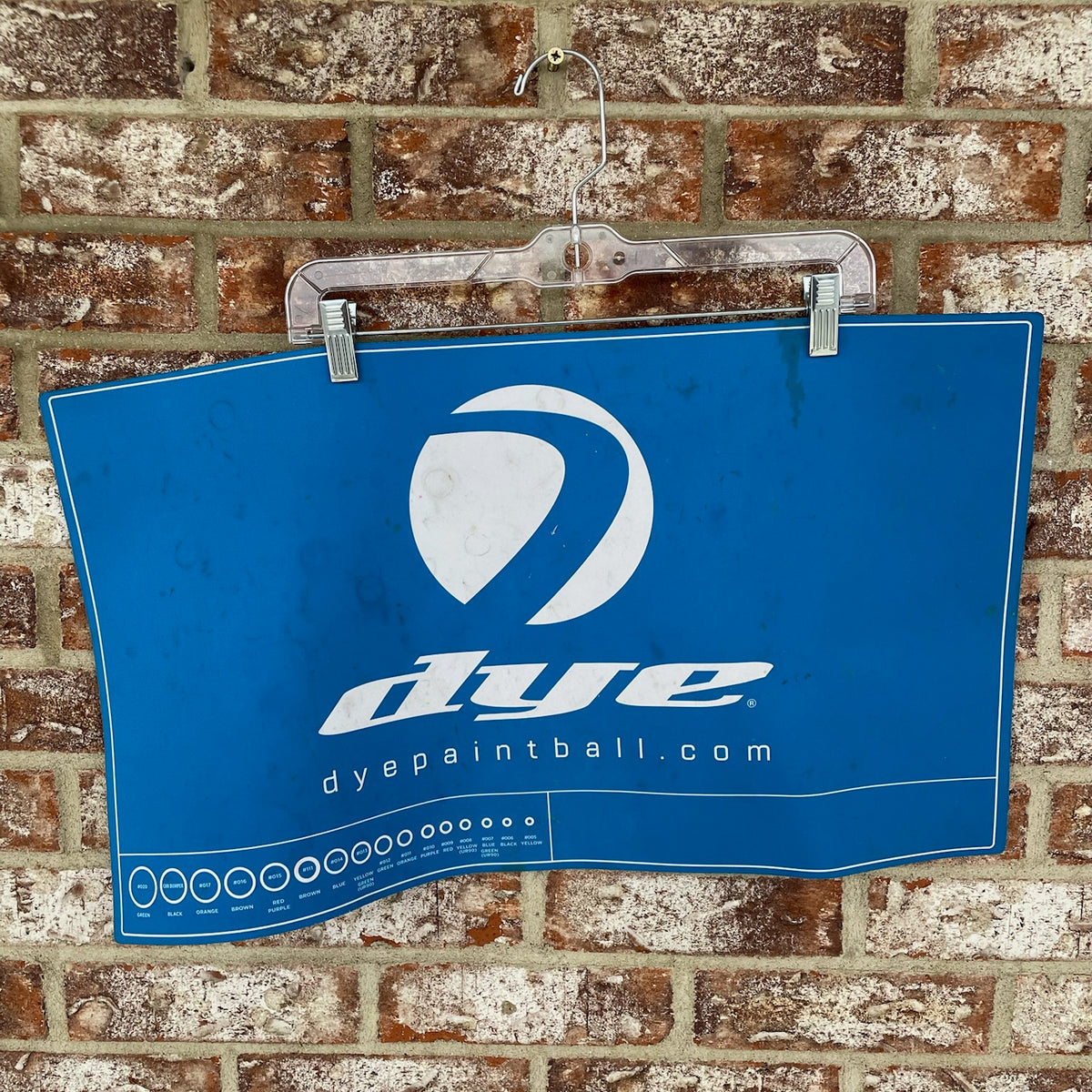 Used Dye Tech Mat - Blue/Black