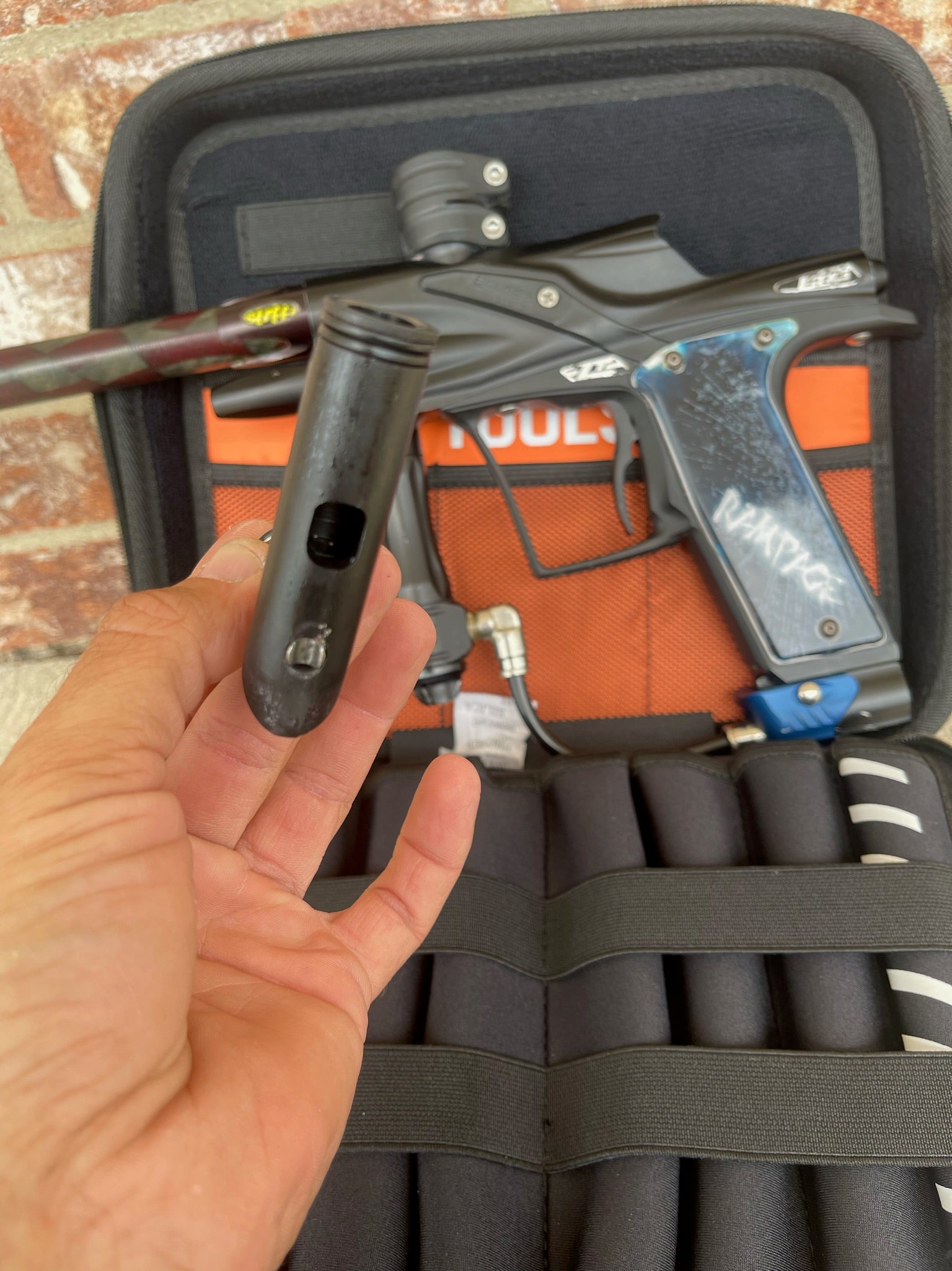 Used Planet Eclipse Etek 3 LT Paintball Gun - Dust Black w/ 14" Americ ...