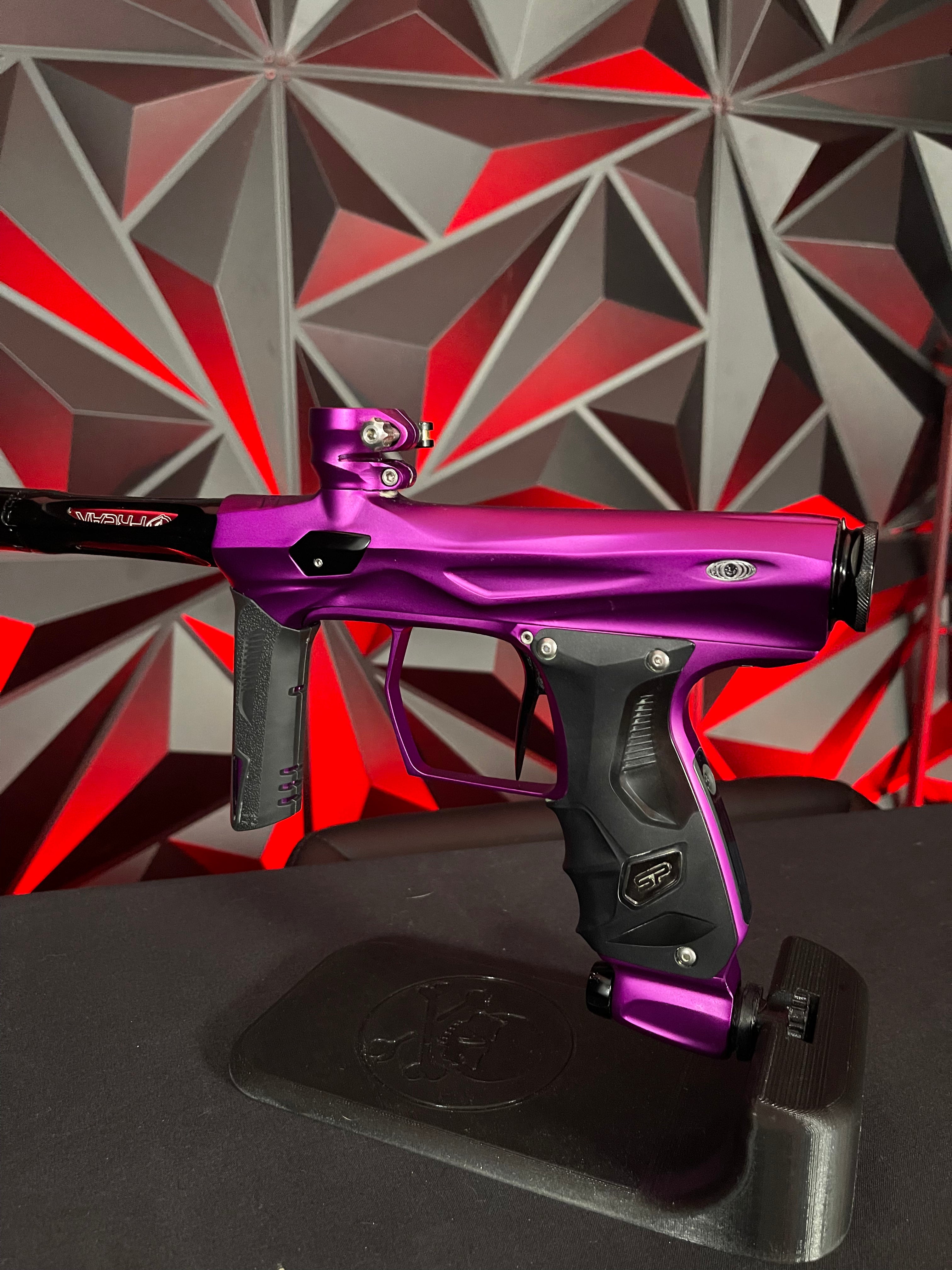 Used Shocker Amp Paintball Gun - Purple / Black – Punishers Paintball
