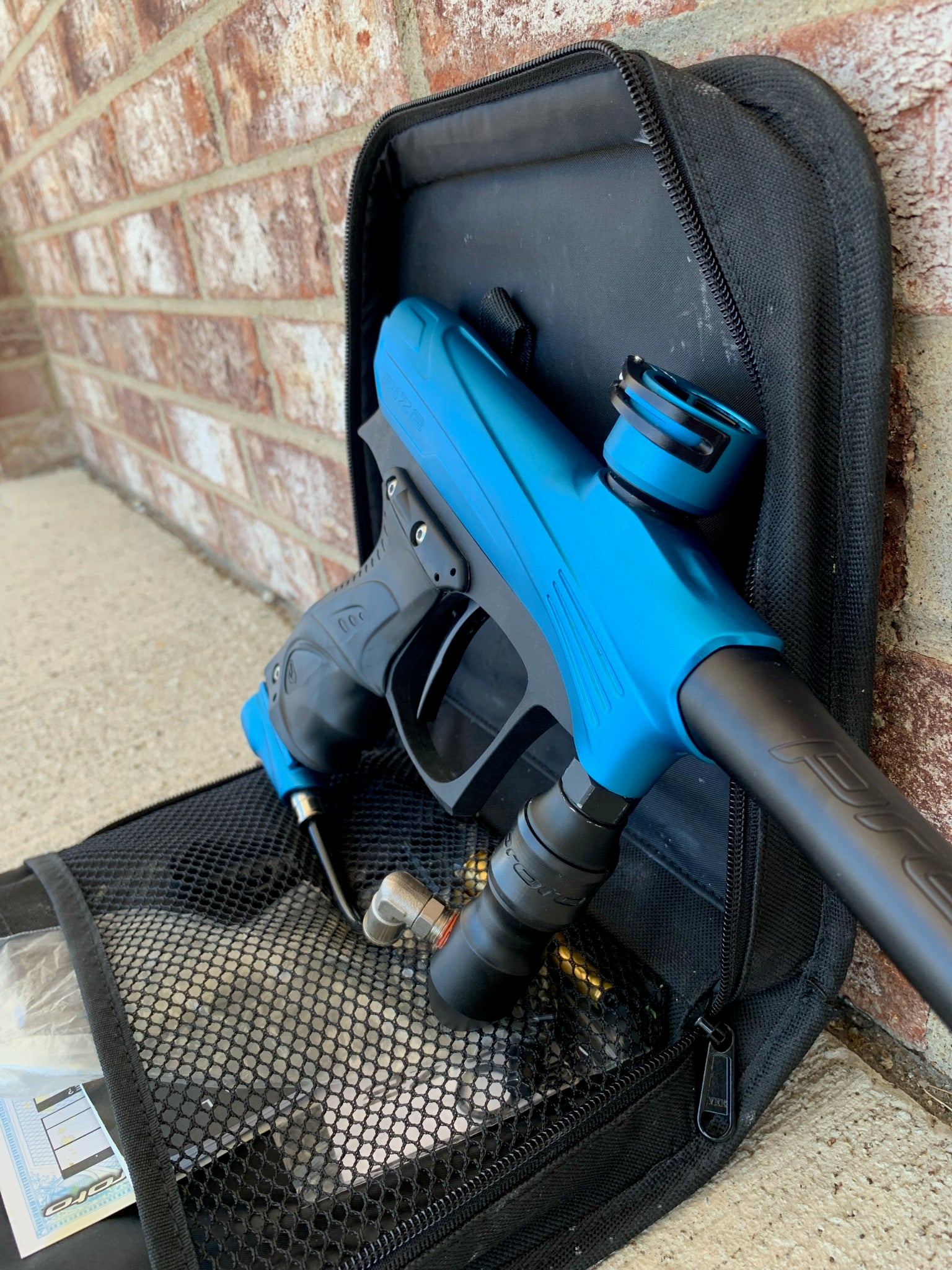 Used Dye Rize Maxxed Paintball Gun - Blue / Grey – Punishers Paintball