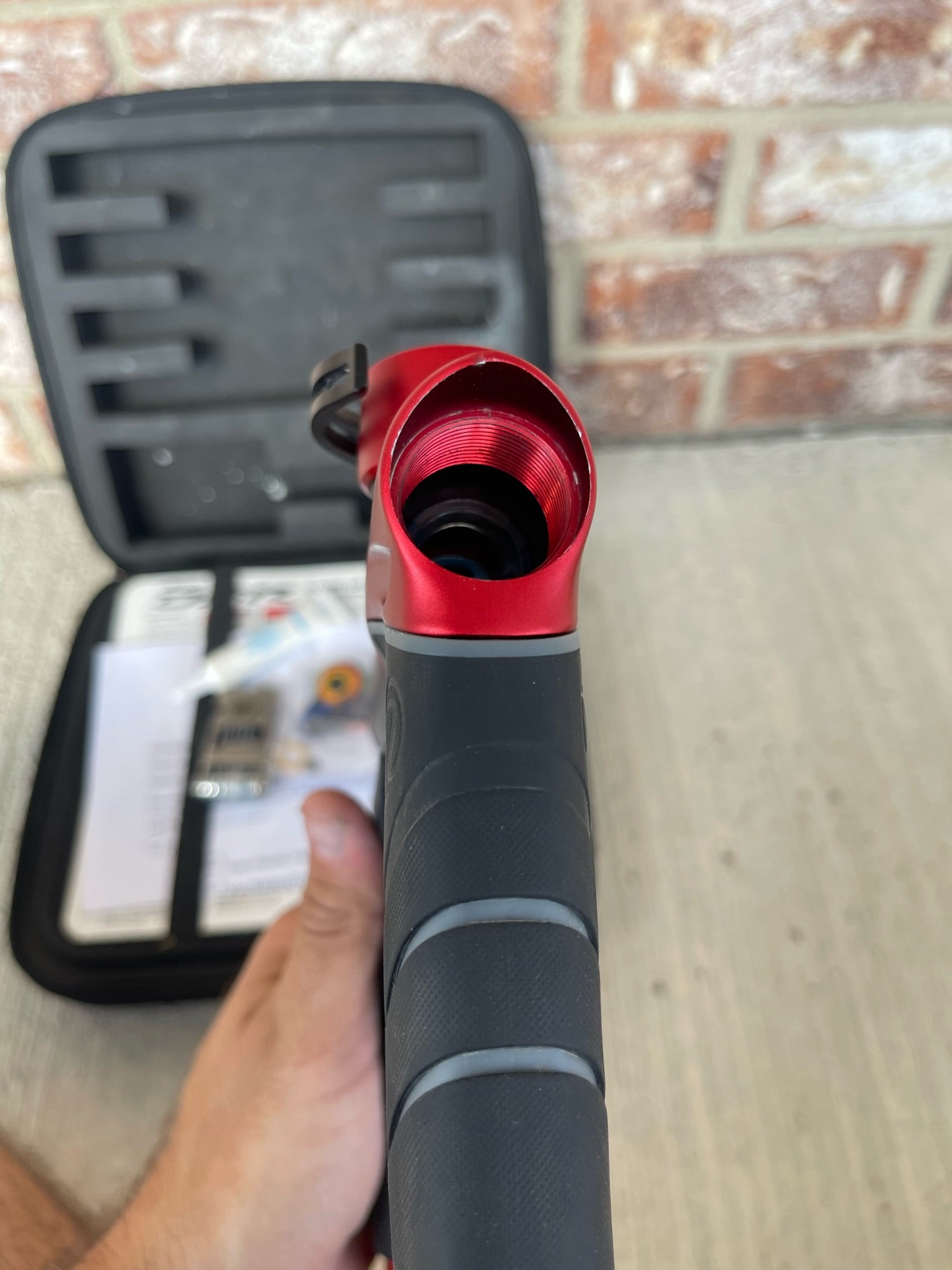 Used Dye DSR Paintball Gun - Black Cherry w/ Edge2 Trigger and Gen 4 E